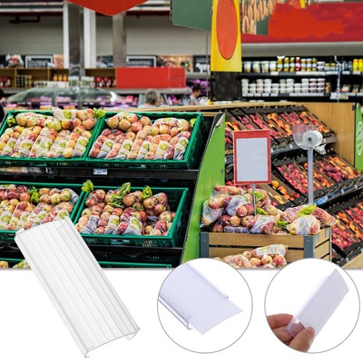 20 Pcs Label Display Stand 20pcs Price Card Tag Holder Supermarket ...