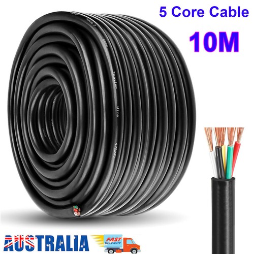 10M 5 Core Wire Cable Trailer Cable Automotive Boat Caravan Electric ...