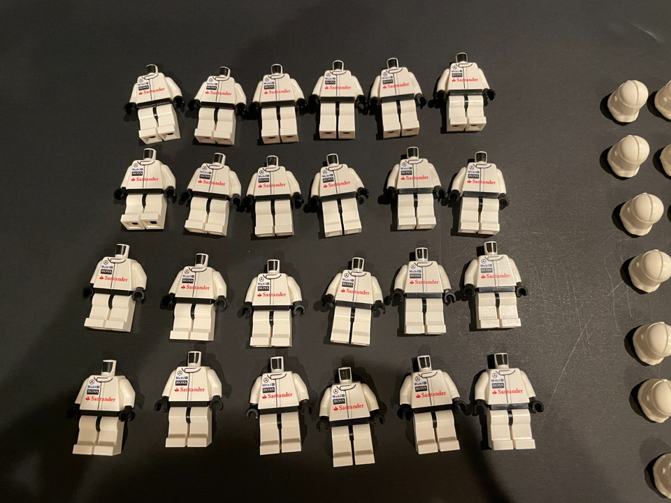 Varied Authentic LEGO Mini Figure Torsos Parts Lot Reproduction Helmets ...