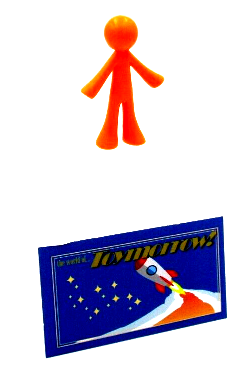 Plastic PVC Figure - Male ORANGE - Action Figure 2.5" Tall Game Piece ...