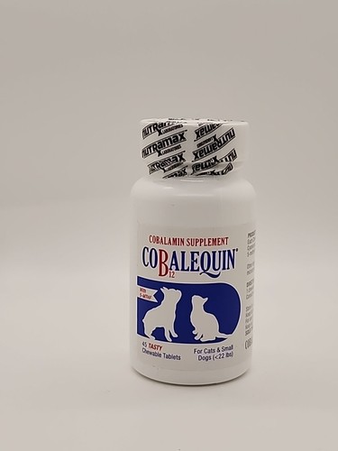 Cobalequin Cobalamin Supplement Vitamin B12 for Cats & Dogs 22 Pounds ...