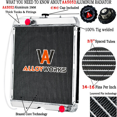 87013856 Radiator Fits Case 430 450 420 440 410 /New Holland L185 C175 ...