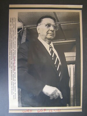 AP Wire Press Photo 1983 Mayor Frank Rizzo Democratic Mayoral Candidate ...