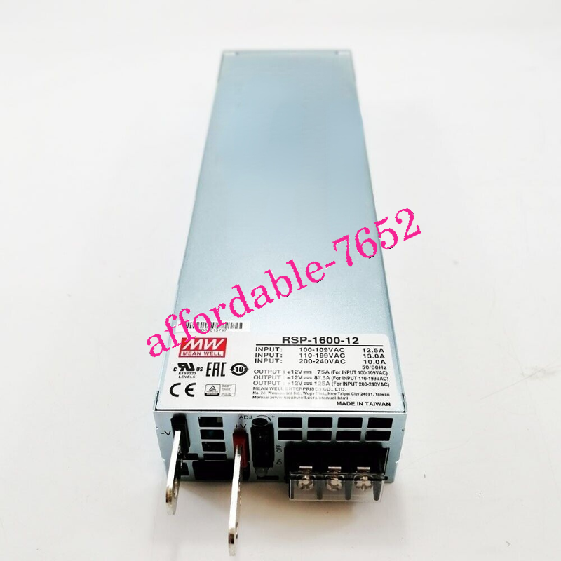1pcs MEAN WELL Switching Power Supply RSP-1600-12 FedEx or DHL | eBay