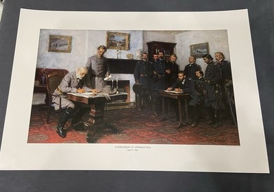 Tom Lovell “Surrender At Appomattox” Civil War Art Unframed Print | eBay