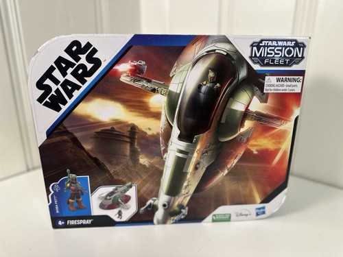 Star Wars Mission Fleet FIRESPRAY Boba Fett Starship Vehicle Slave One ...