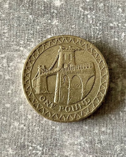 Rare Menai Bridge £1 One Pound Coin 2005 - Circulated | eBay UK