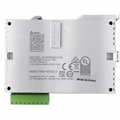 New & Genuine DELTA DVP08SN11R 8 Relay Output Module I/O Extension | eBay