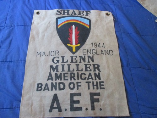WWII WWII SHEAF MAJ GLENN MILLER AND AMERICAN BAND OF THE AEF 1944 WALL ...