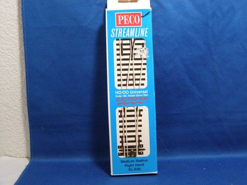 HO Scale Peco SL-E95 Streamline Code 100 Medium Radius Rt Hand WCMRC | eBay