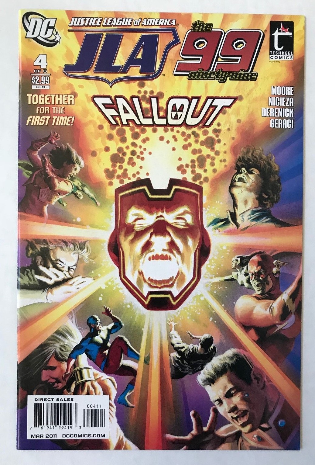 DC JLA The Ninety-Nine 99 Fallout #4 Comic 2011 Justice League | eBay