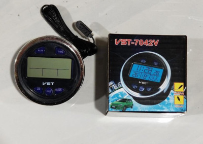 RELOJ HORA DIGITAL DE PIZARRA UNIVERSAL PARA CARRO | eBay