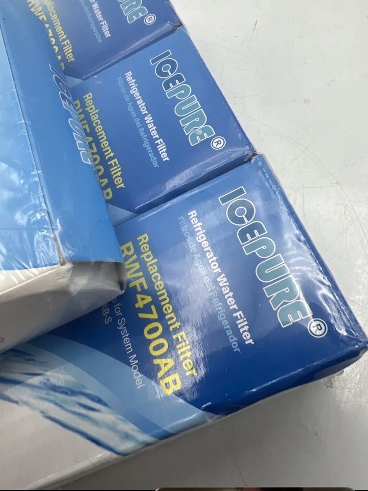 ICEPURE RWF4700AB + AF004 Refrigerator Air and Water Filters (3 Pack ...