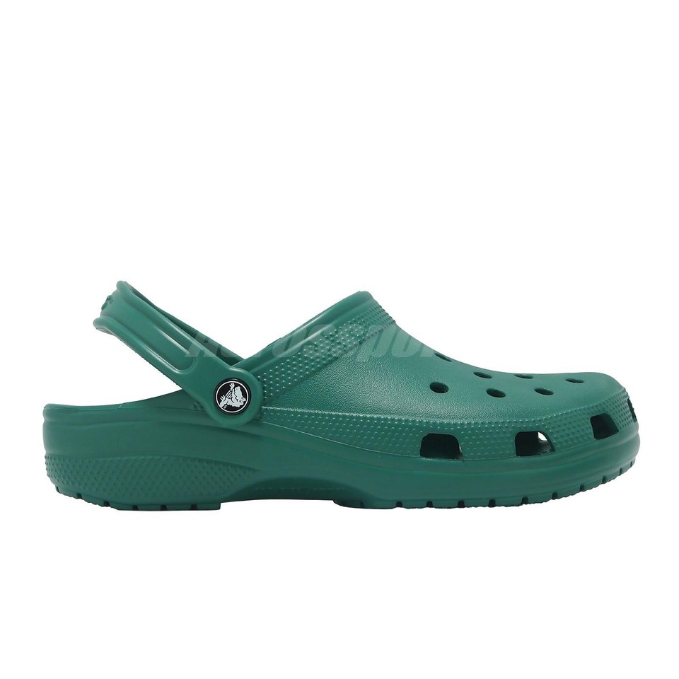 Crocs Classic Emerald Green Men Unisex Slip On Casual Sandal 10001-302 ...