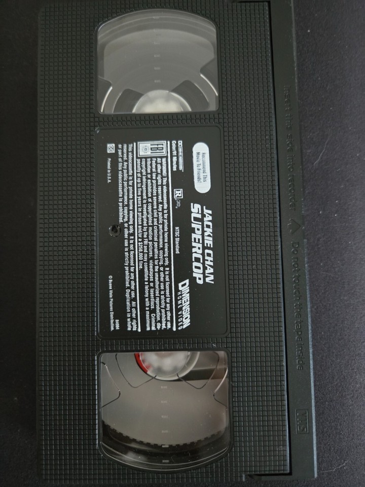 Jackie Chan Supercop (VHS, 1997) 786936025576| eBay
