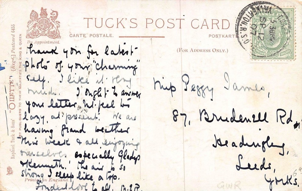 Little Sweetheart Come Kiss Me Tucks 6455 Oilette Postcard (B270) c1907 ...