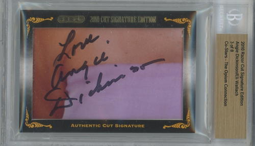 Angie Dickinson Eli Wallach 2010 Razor Cut Signature AUTO /8 Opium ...