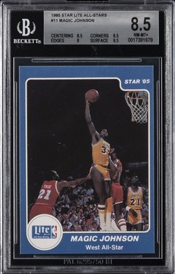 1985 STAR LITE ALL STARS WEST AS #11 MAGIC JOHNSON BGS 8.5 | eBay