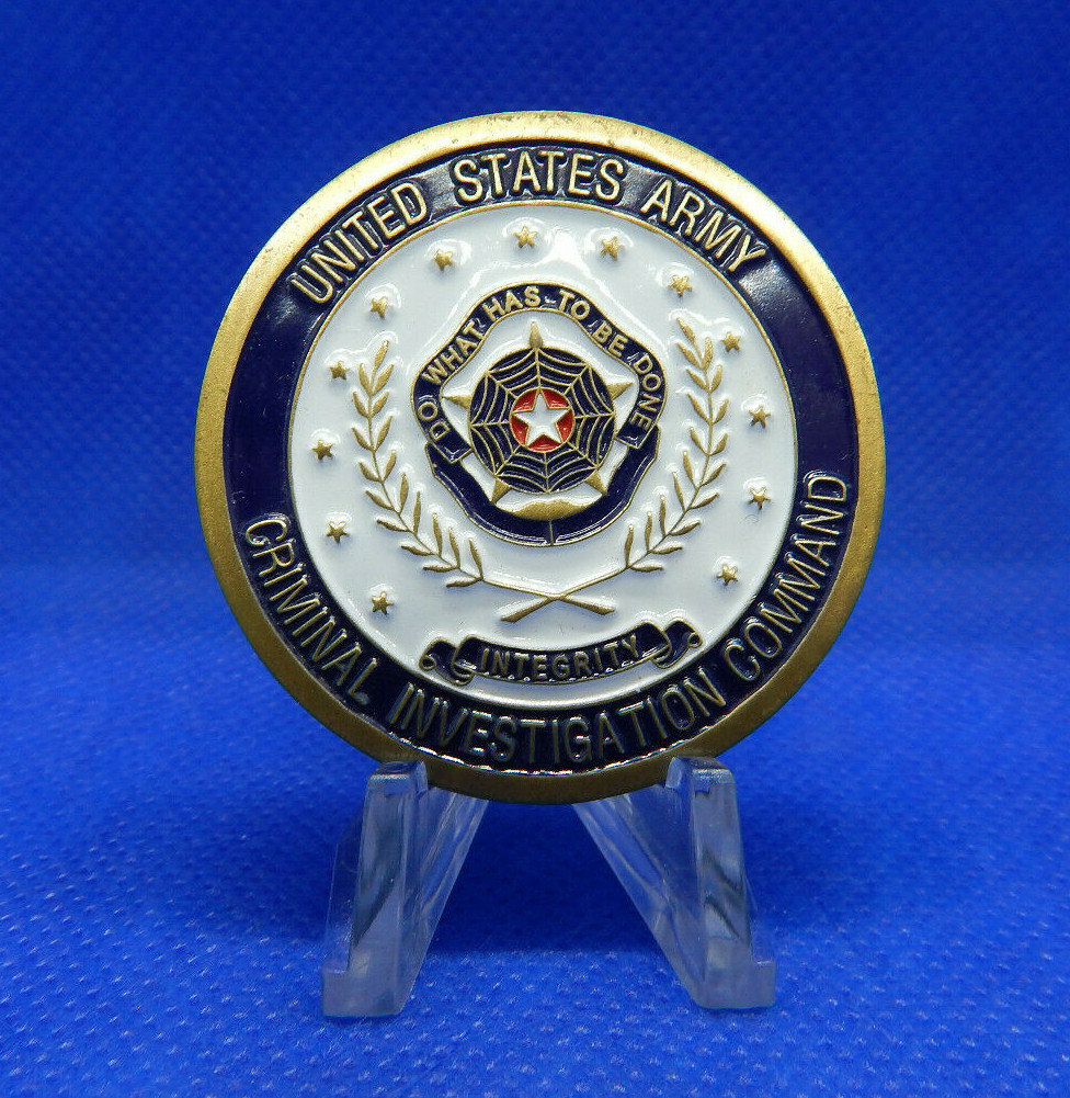 U.S. ARMY CRIMINAL INVESTIGATION COMMAND CID AGENT ~ 1.75" CHALLENGE ...