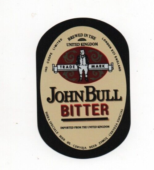 England - Vintage Beer Label - Ind Coope , London - John Bull Bitter | eBay
