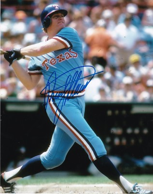 RUSTY STAUB TEXAS RANGERS ACTION SIGNED 8x10 | eBay