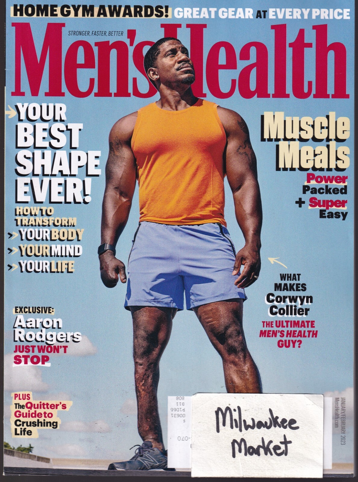 Men's Health January February 2023 Aaron Rodgers Corwyn Collier Free ...