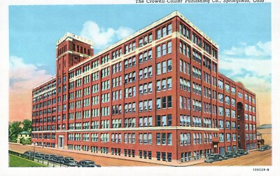 Springfield Ohio Crowell-Collier Publishing Company Postcard | eBay