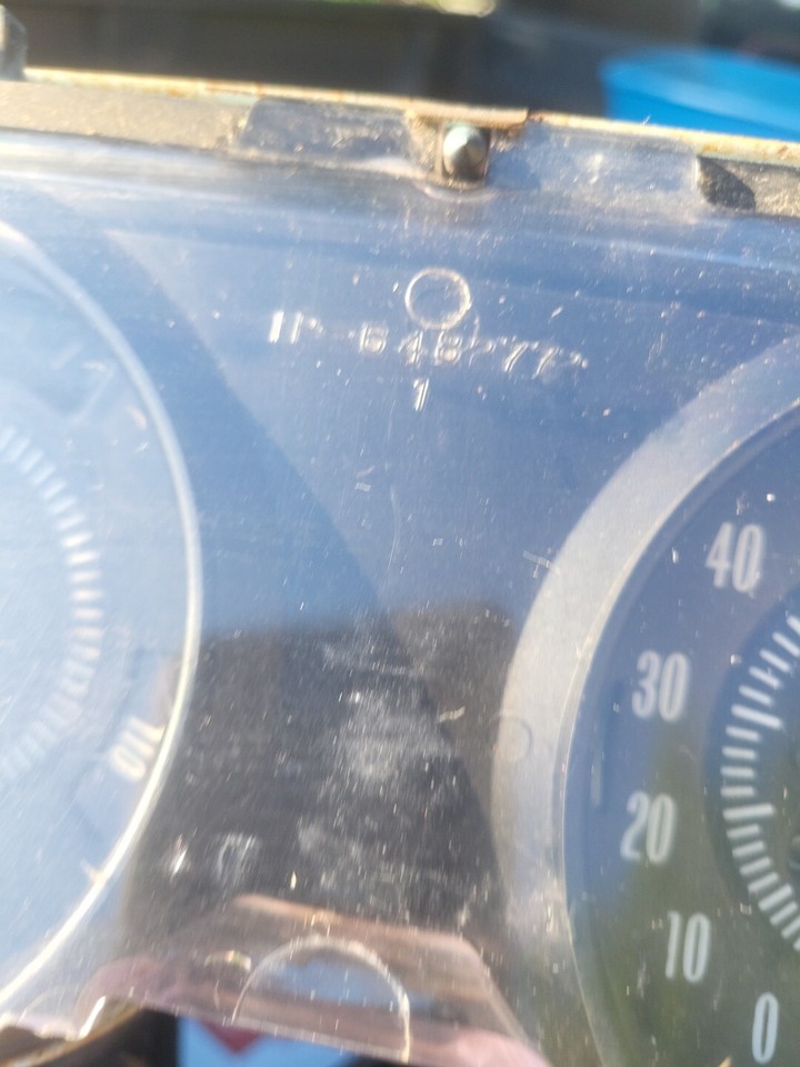 1969-72 GTO LEMANS GRAND PRIX Firebird 120 Mph GAUGE Cluster ...