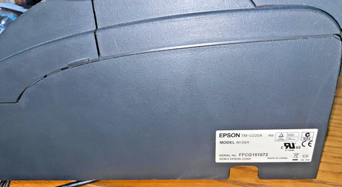 EPSON TM-U220B M188B POS Receipt Printer Ethernet Untested | eBay