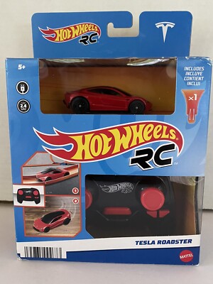 Hot Wheels Remote Control RC Tesla Roadster 2022 New Red. | eBay