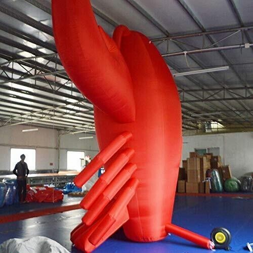 13FT Giant Inflatable Lobster Outdoor Crawfish Cartoon Model Inflatable ...