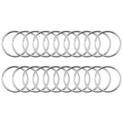 2X(100PCS, 1 Inch Key Open Key Metal Key Flat for Household Car9633 ...