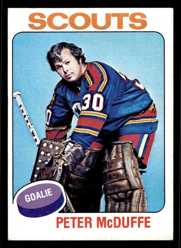 1975-76 Topps Peter McDuffe #256 - Kansas City Scouts | eBay