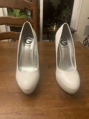 G by Guess GGWinna white platform heels | eBay