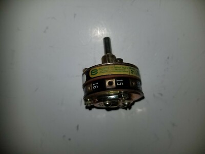 ElectroSwitch Rotary Switch, Series 31, 31901LW | eBay