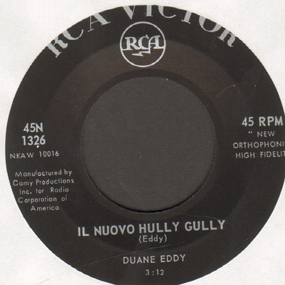 Duane Eddy - Die Neu Hully Gully / Schwebe Fels - Rca Victor - 45N 1326 ...