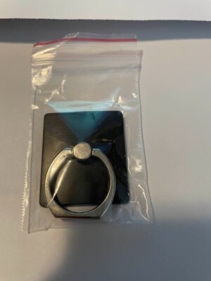 Cell Phone Socket for holding-Expanding Grip Phone Holder-Black w/Metal ...