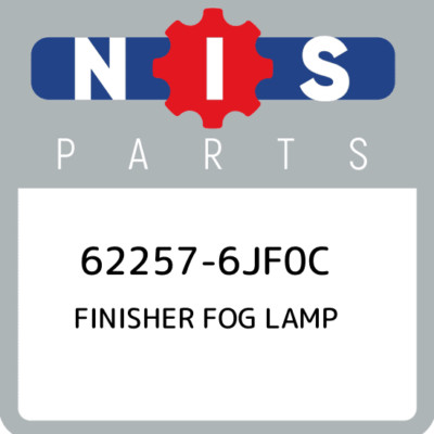 62257-6JF0C Nissan Finisher fog lamp 622576JF0C, New Genuine OEM Part ...