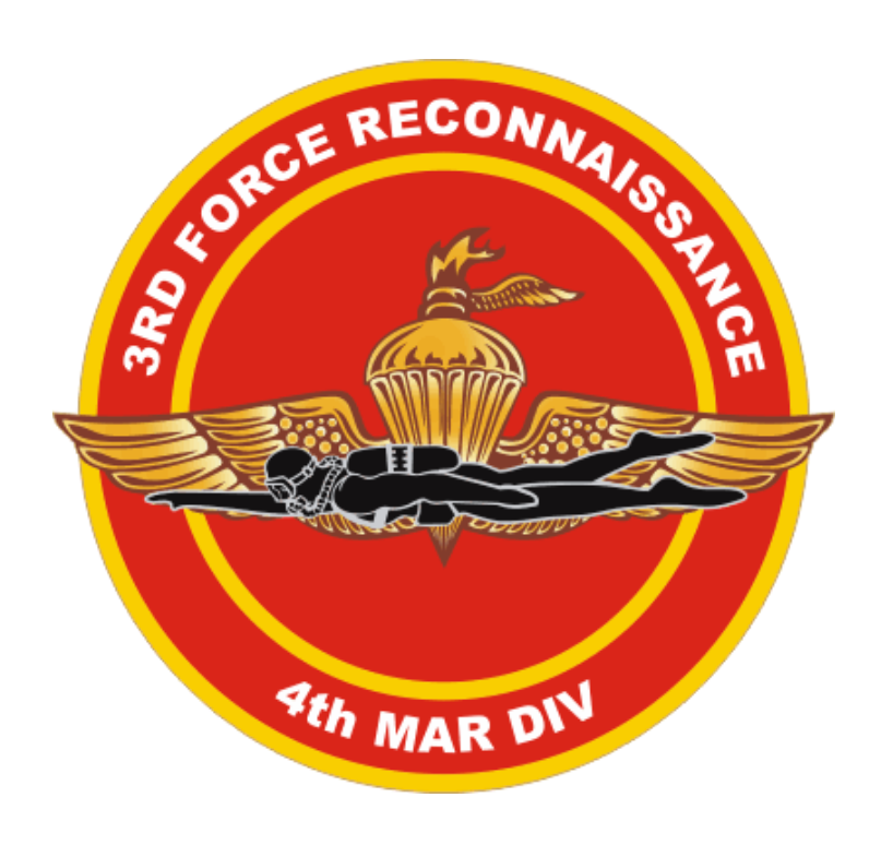 7" marine corps 3rd force reconnaissance 4th marine div decal sticker ...