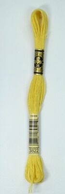 DMC Stranded Cotton Embroidery Floss, Colour 3822 Light Straw | eBay