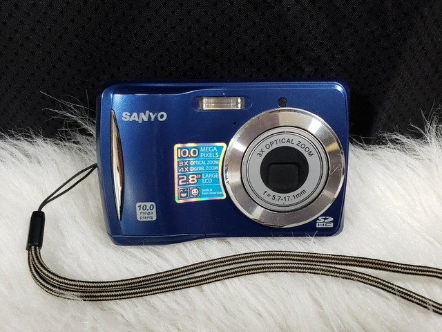 Sanyo VPC-S1080 10MP Digital Camera - Blue | eBay