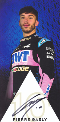 PIERRE GASLY, handsigned 2023 Alpine autograph card | eBay