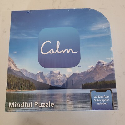 300 piece Puzzle Calm Mindful Jigsaw 18" x 24" Jasper Lake NIB Sealed ...