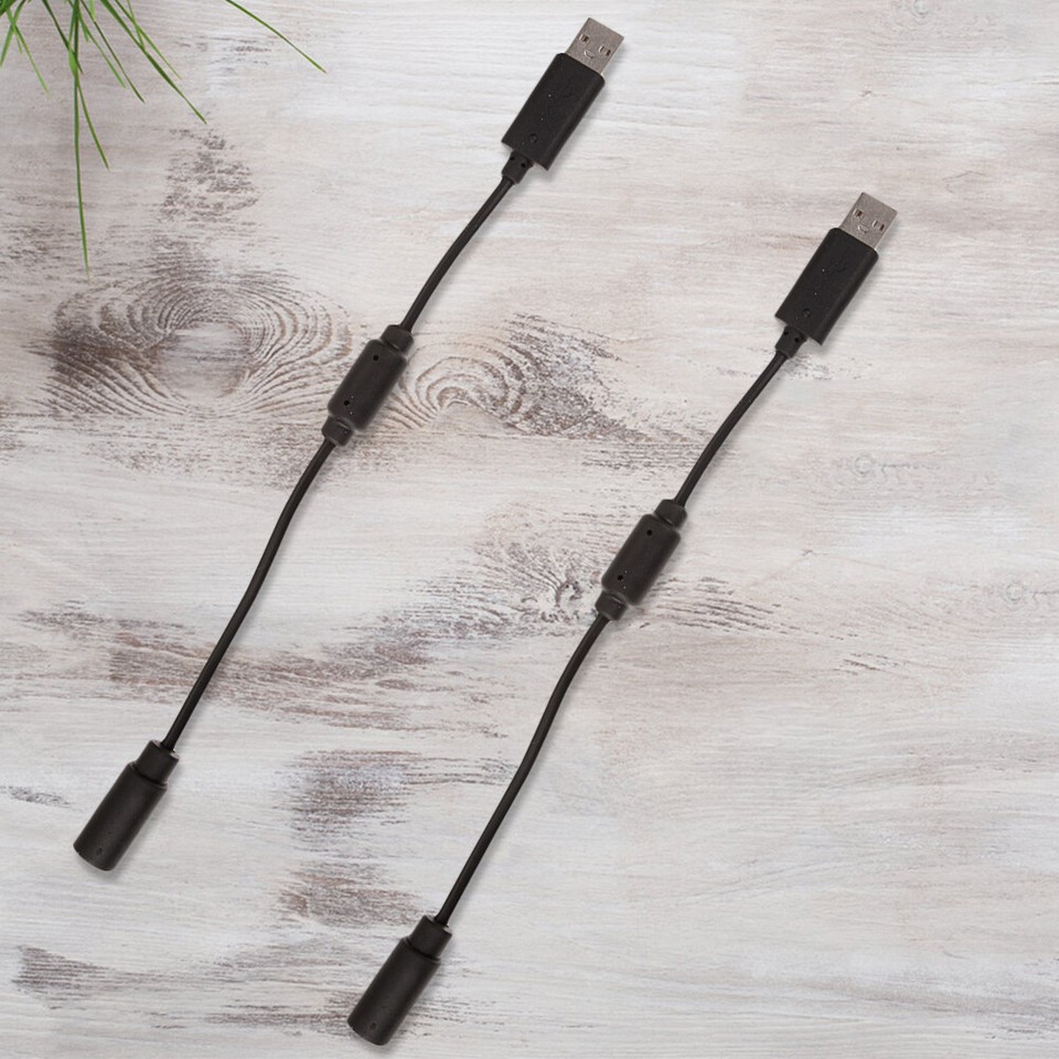 2 PCS USB Breakaway PC Cable Off Cord Adapter for Xbox 360 Wired ...