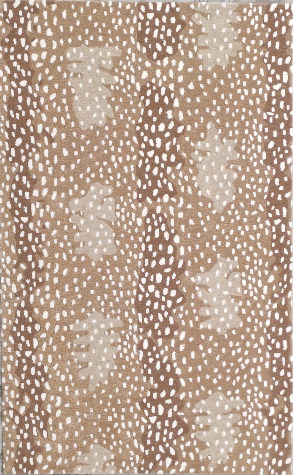 Antelope Area Rug Handmade Stark Like Design Tufted 100% Wool 3x5 5x8 ...