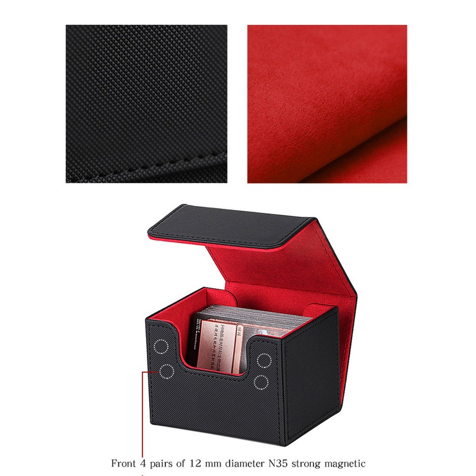 MTG Card Game Storage Box Deck Carrying Case Holds 120+ Cards Storage ...