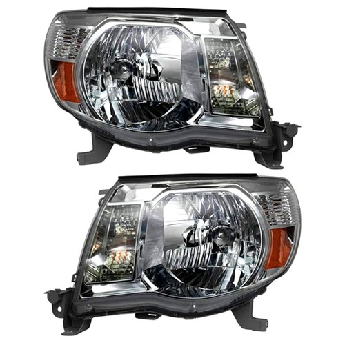 PAIR OF HEADLIGHTS FITS TOYOTA TACOMA BASE PICKUP 2011 BY TO2502157 ...