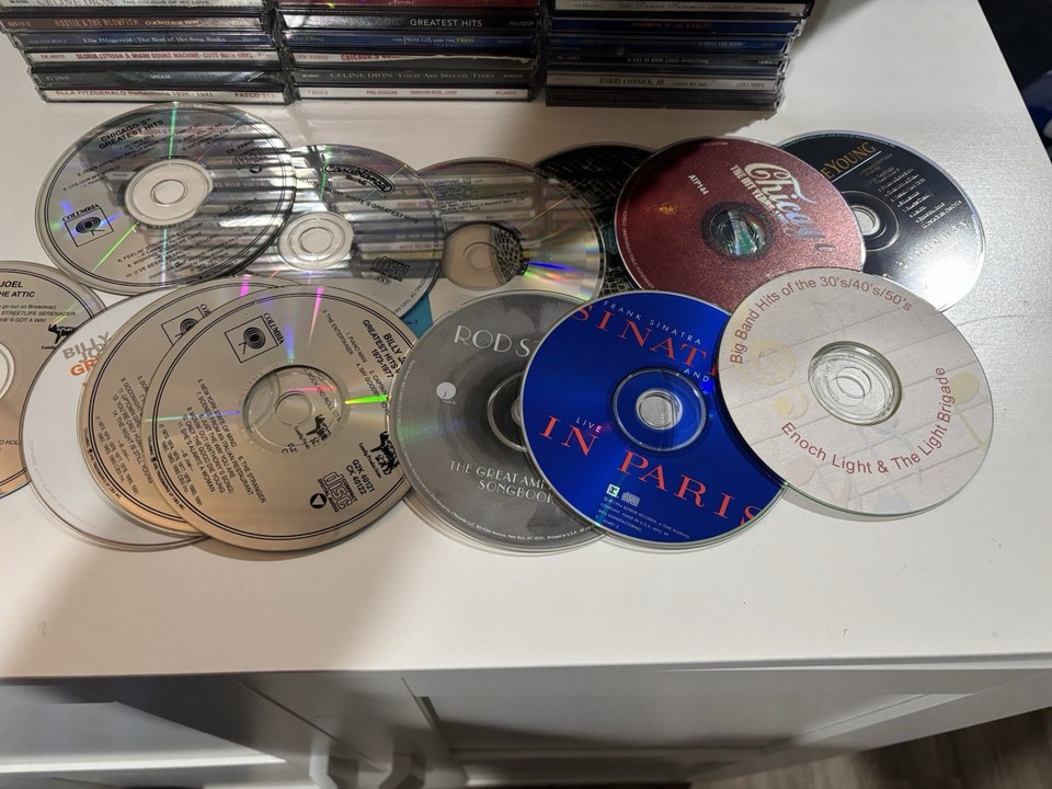 Bulk Music CDs Lot of 50 in Each Box (Mixed Genre Lot, All Random) Used ...