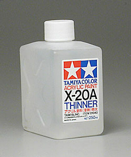 Tamiya 81040 Acrylic Paint Thinner X-20a 250ml Bottle for sale online ...