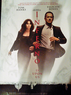 INFERNO-AUTHENTIC Movie Poster[11x17]Tom Hanks-HIGHLY COLLECTIBLE-BRAND ...